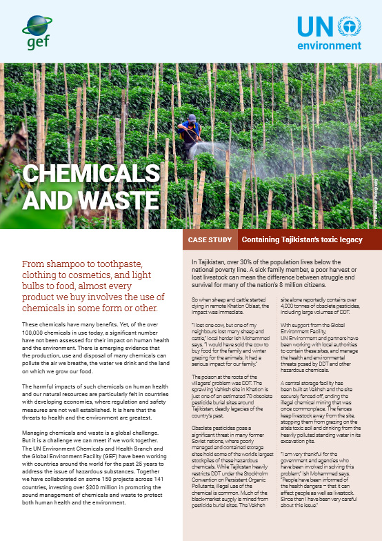 Chemicals and Waste - Factsheet | UNEP - UN Environment Programme