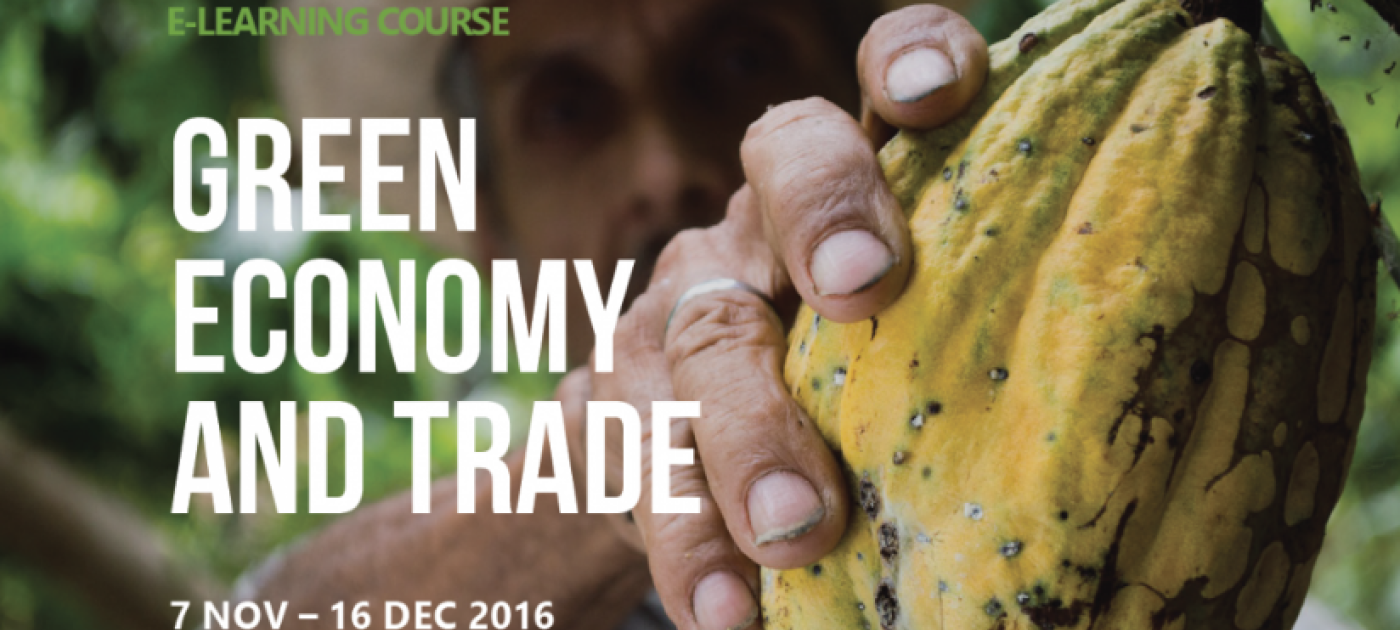 New E-Learning Course: how trade in environmental goods and services ...